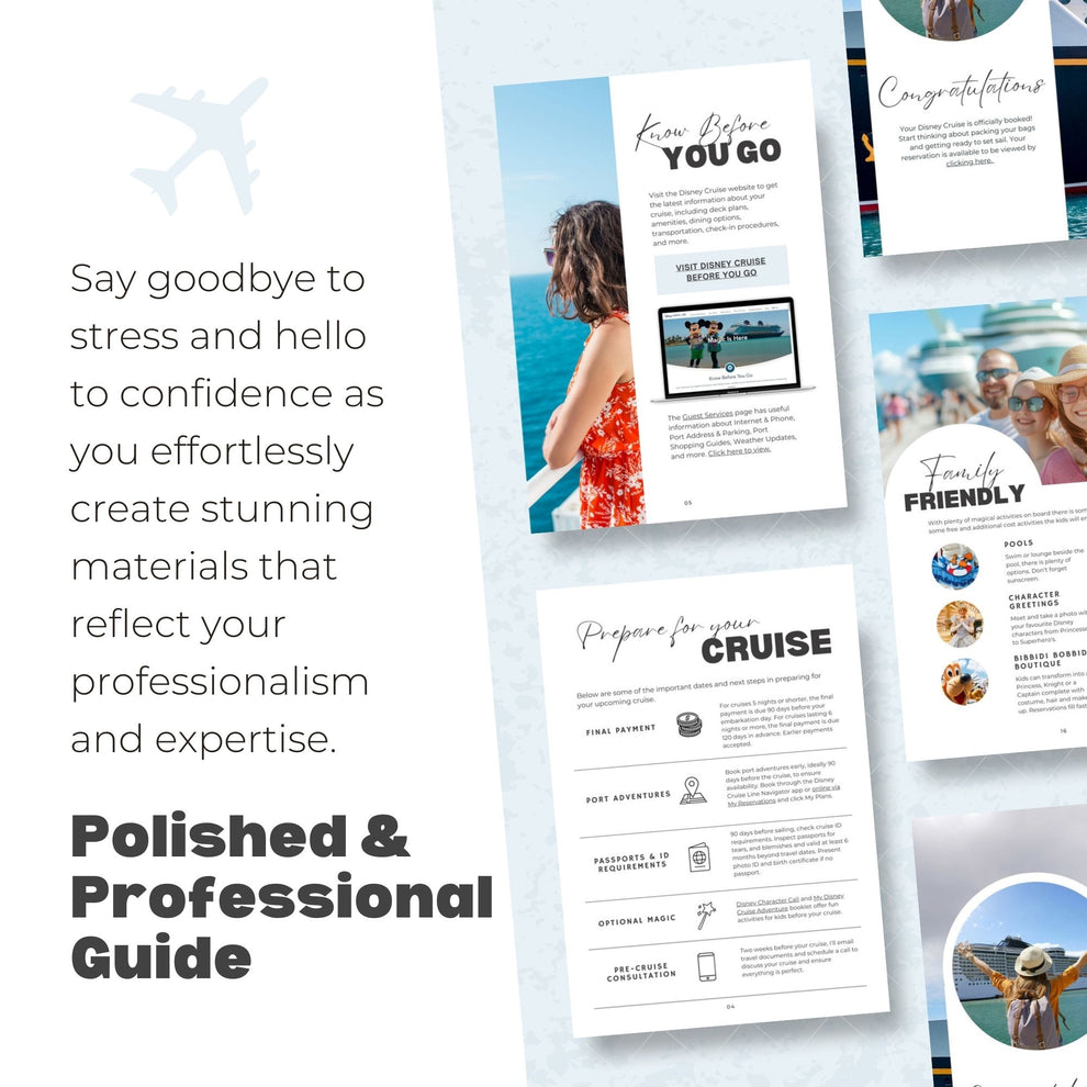 Disney Cruise Like a Pro: Handbook Template for Travel Agents – Travel ...