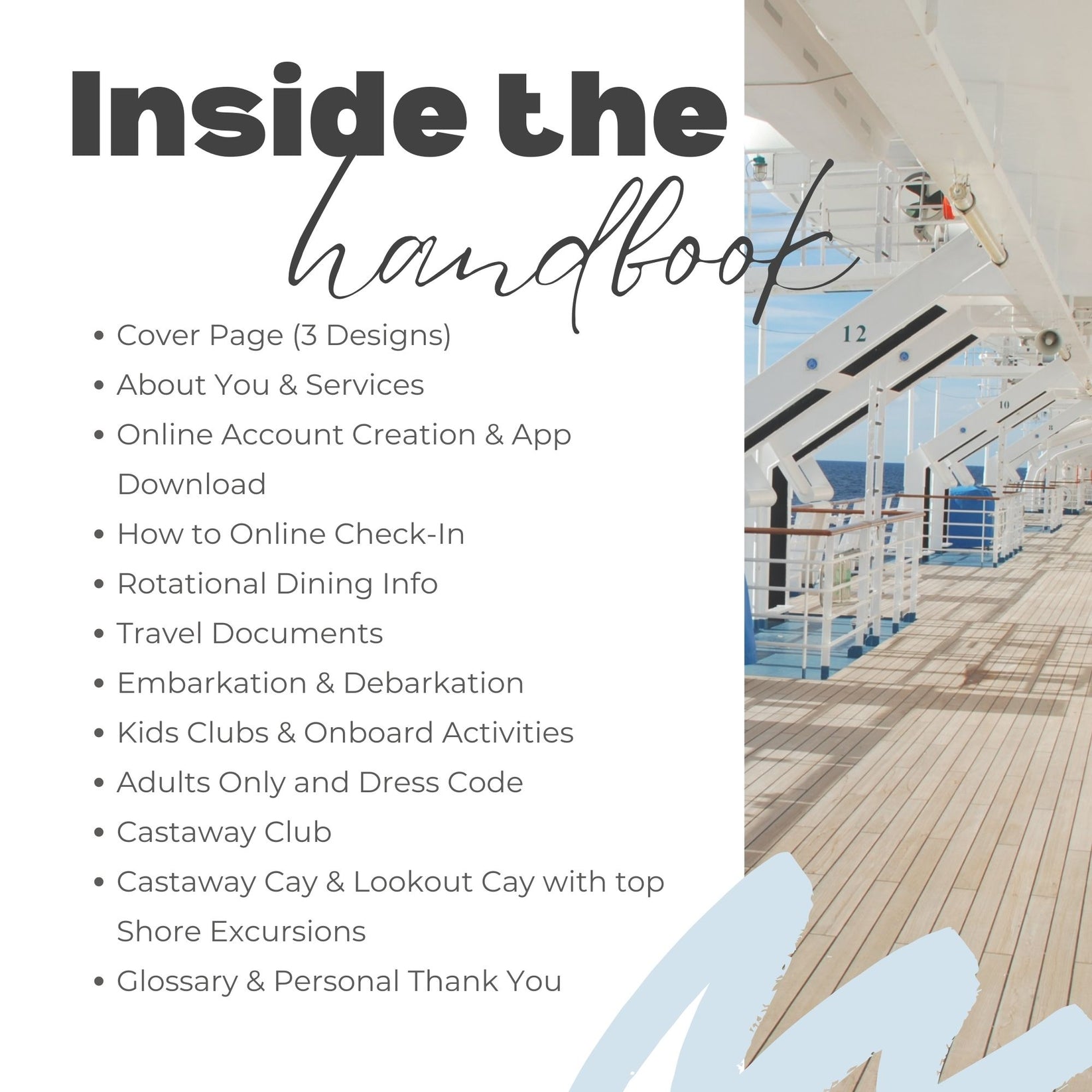 Disney Cruise Like a Pro: Handbook Template for Travel Agents – Travel ...