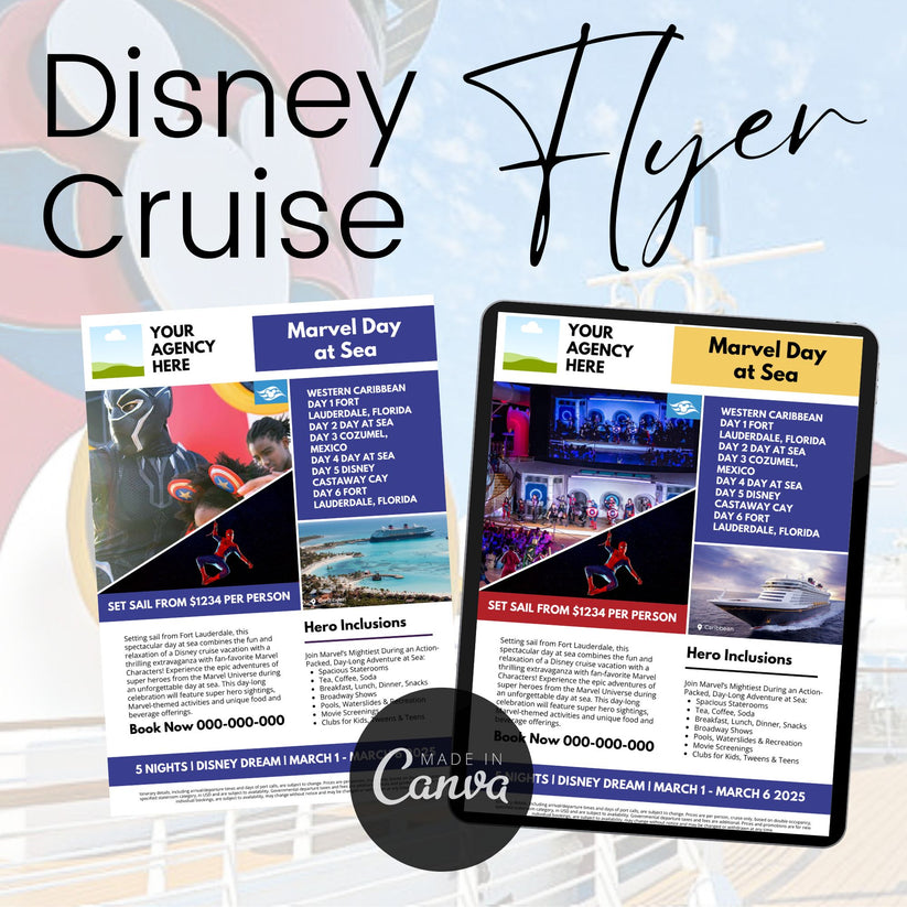 The UNOFFICIAL Disney Cruise Line Marketing Flyer – Travel Agent Challenge