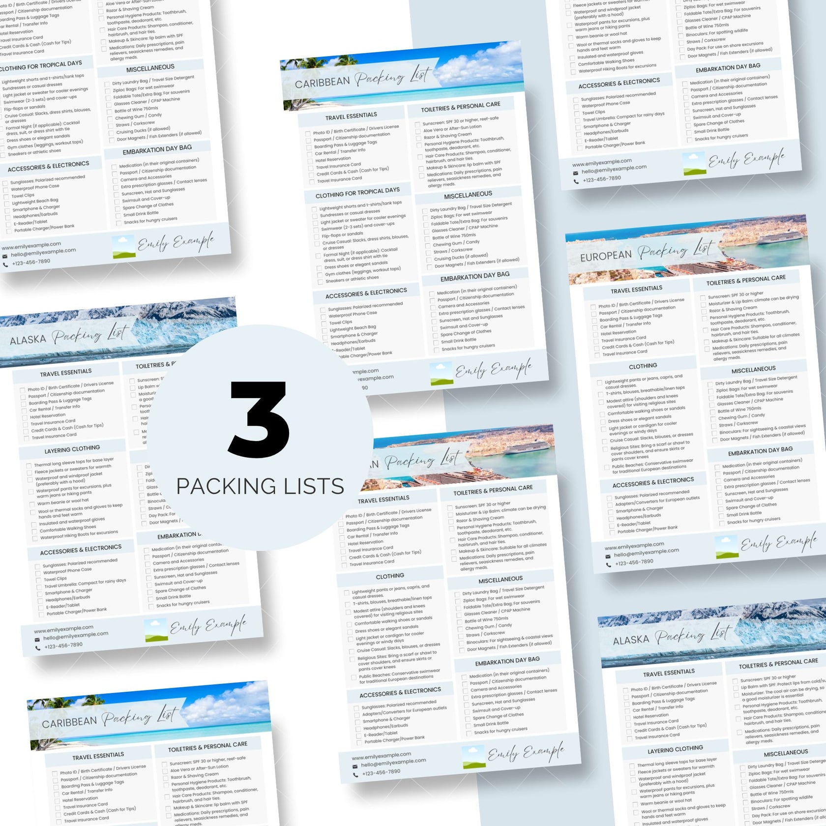 Customizable Cruise Planning Canva Templates for Travel Agents – Travel ...