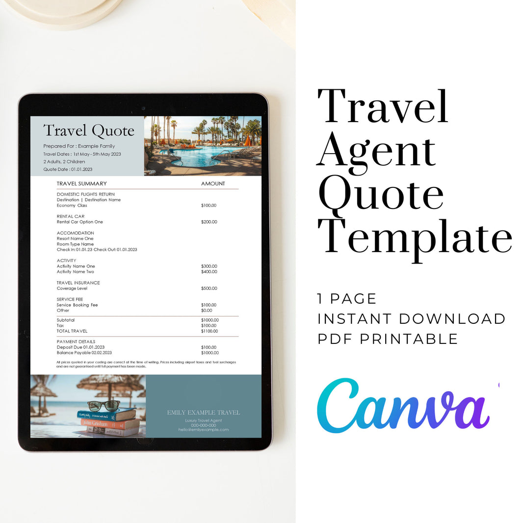 Quotes, Proposals & Confirmations – Travel Agent Challenge