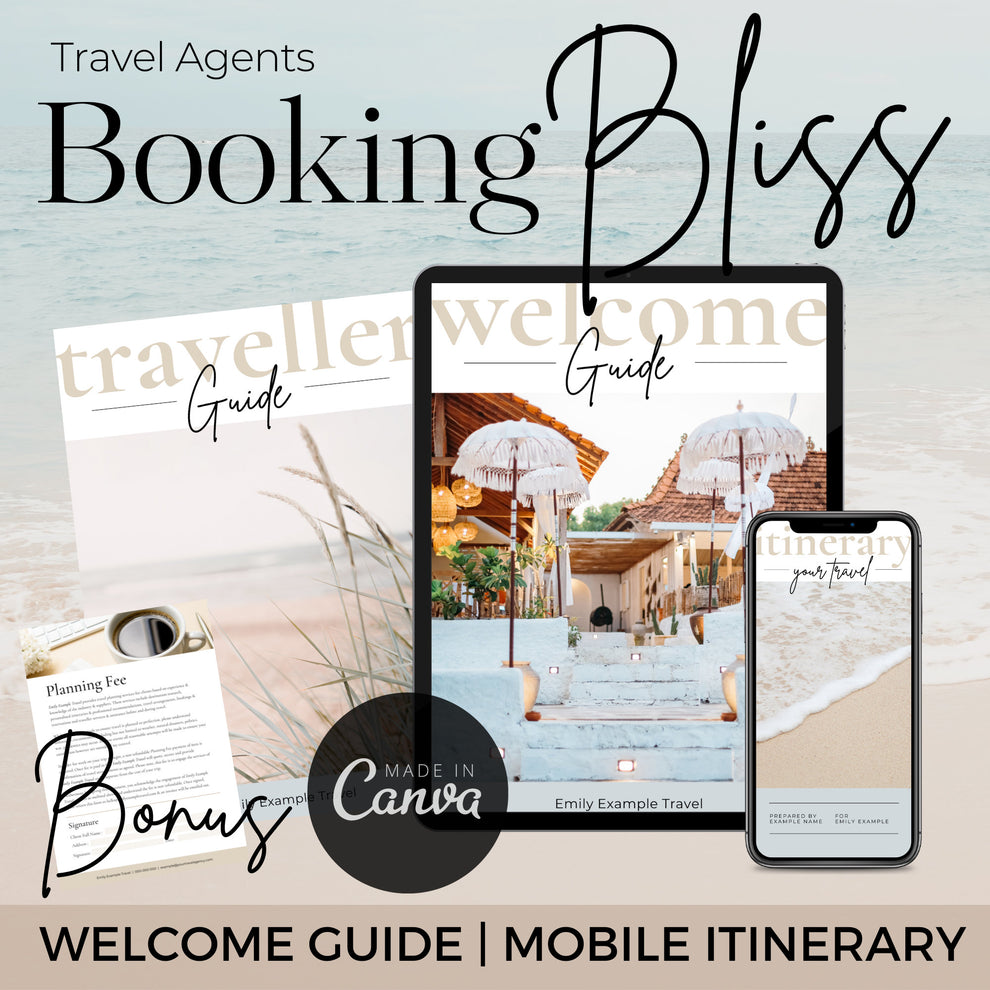 Want MORE Travel Bookings? This Canva Bundle is for You ️ – Travel ...